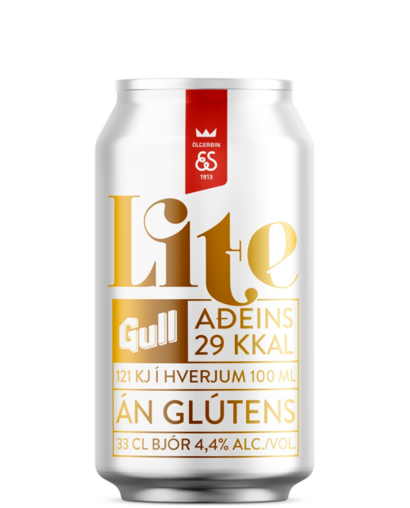 Gull Lite 4,4% 12stk 330ml – Desma.is